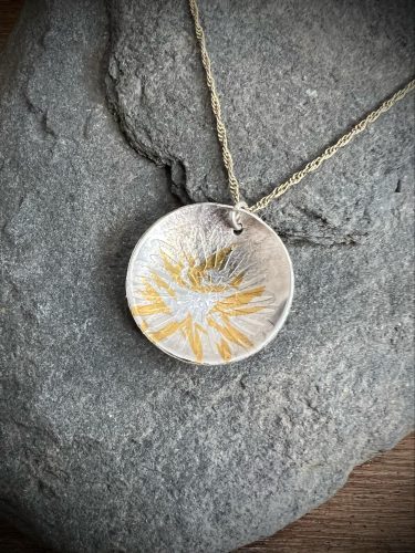 Keum-Boo Pendant / Earrings Workshop - Adding gold to fine silver ...